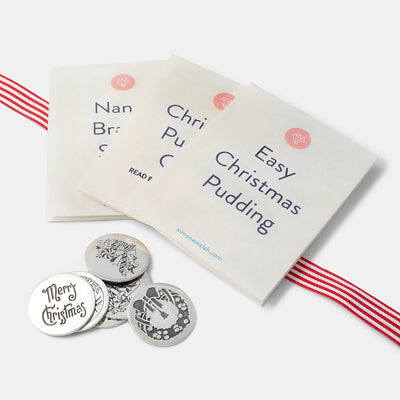 Christmas Pudding Coins in Solid Silver | Heirloom Quality