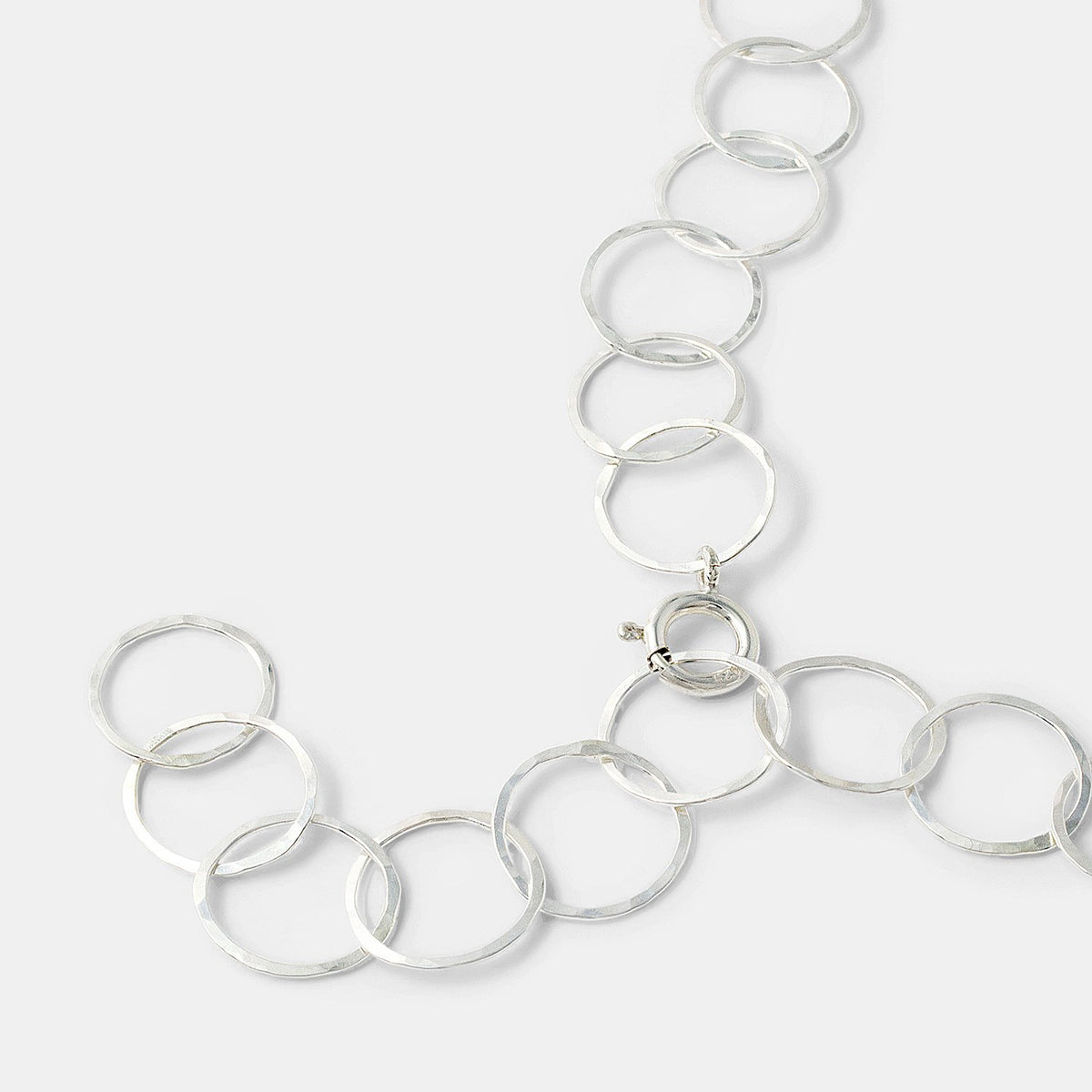 Handmade Sterling Silver Chain Necklace - Artisan Link Chain