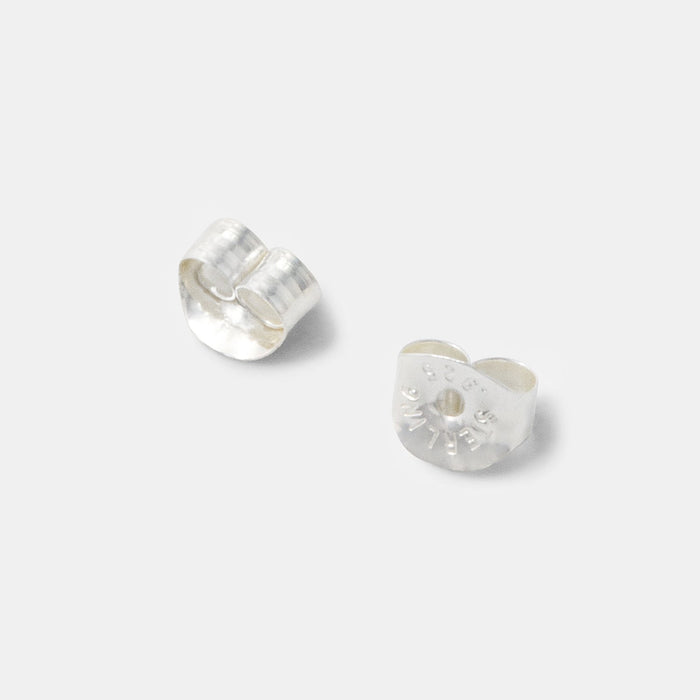 Sterling Silver Earring Backs | Spare Scrolls for Stud Earrings