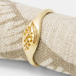 Wattle Flower Solid Gold Signet Ring (14ct) - Australian Design